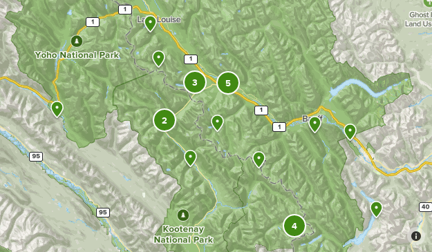 Banff, Kootney, Yoho National Park Hikes | List | AllTrails