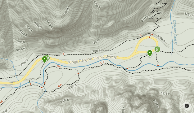 Kings Canyon / Cedar Easy List | List | AllTrails