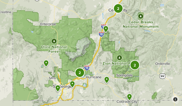 SW Utah potential hikes | List | AllTrails