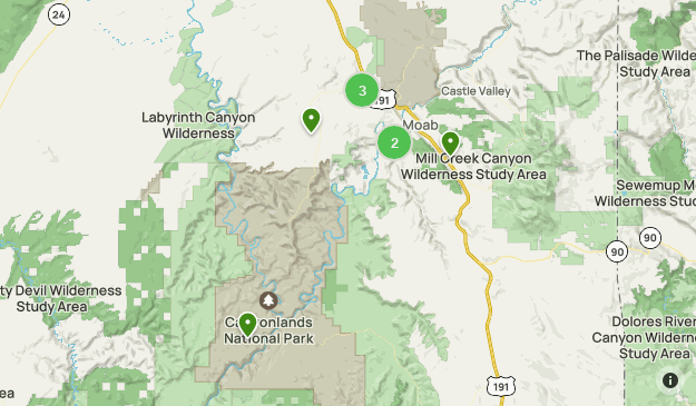 Moab Side by Side | List | AllTrails