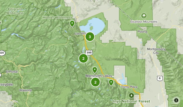 Mammoth area | List | AllTrails