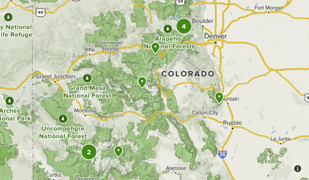 co waterfalls | List | AllTrails