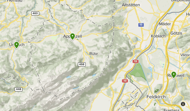 Appenzeller Weg - Route 44 : Rankweil - St. Peterzell | List | AllTrails