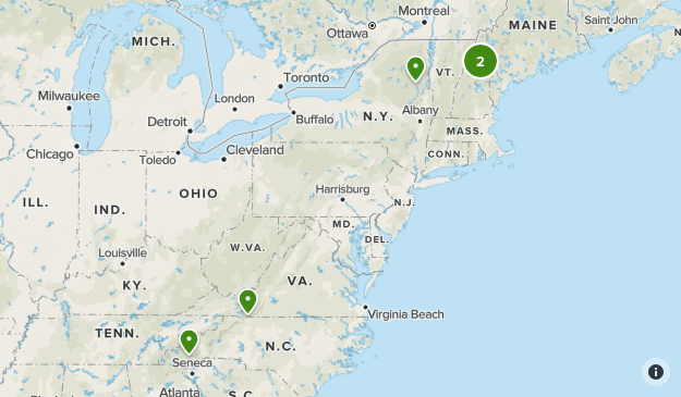 Best Routes East Coast | List | AllTrails