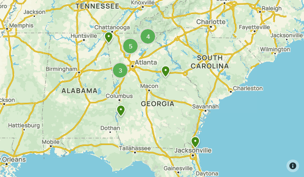Georgia state park map | List | AllTrails