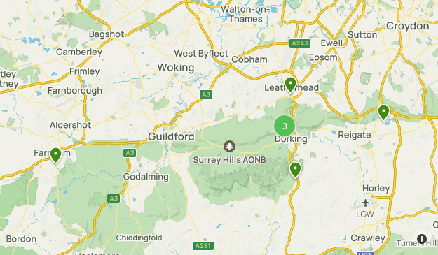 Surrey Hill hikes | List | AllTrails