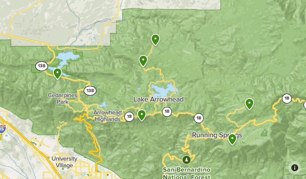 Lake arrowhead | List | AllTrails