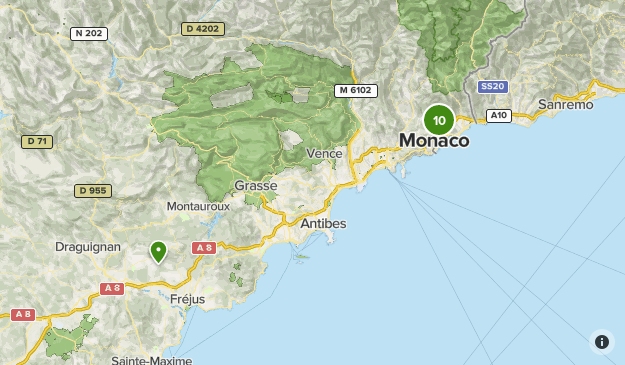Hikes around Monaco | List | AllTrails