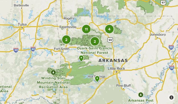 Arkansas Trails | List | AllTrails