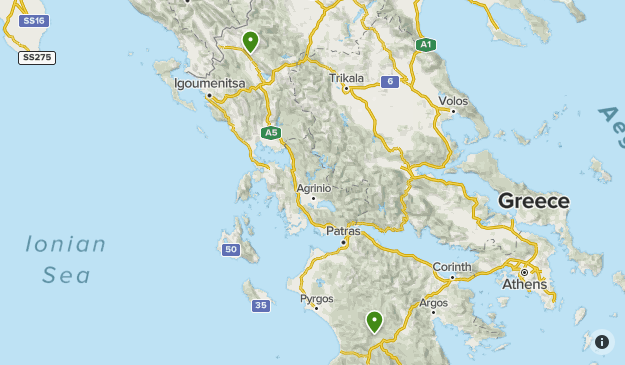Greek trails | List | AllTrails