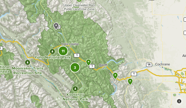 Banff yoho | List | AllTrails