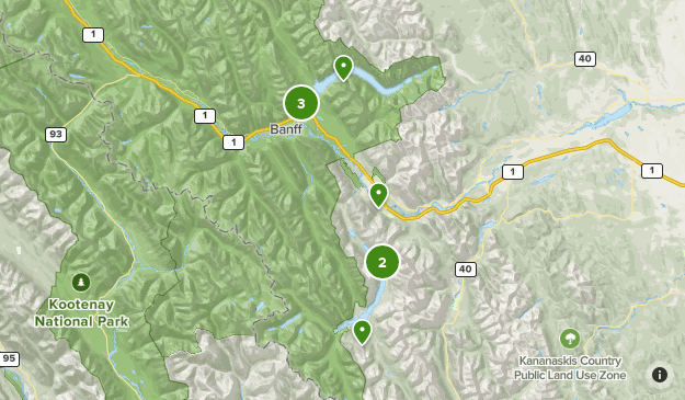 Banff and area hikes | List | AllTrails