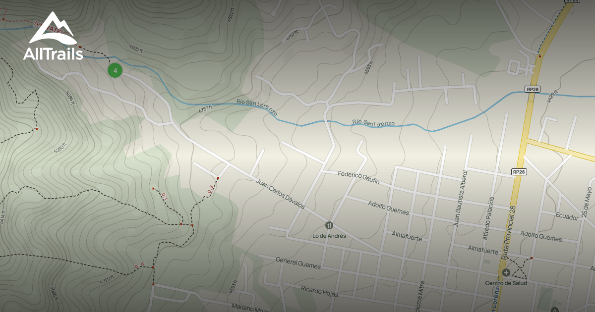 De beste redelijk uitdagende routes in Villa San Lorenzo | AllTrails