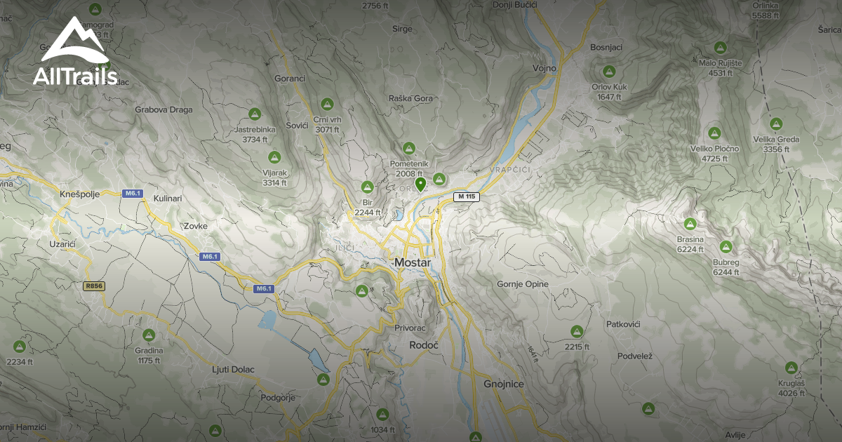 Best hikes and trails in Mostar | AllTrails