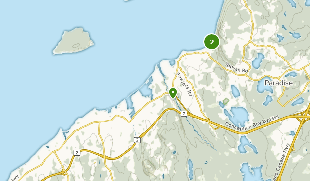 Best Trails near Conception Bay South, Newfoundland and Labrador Canada ...