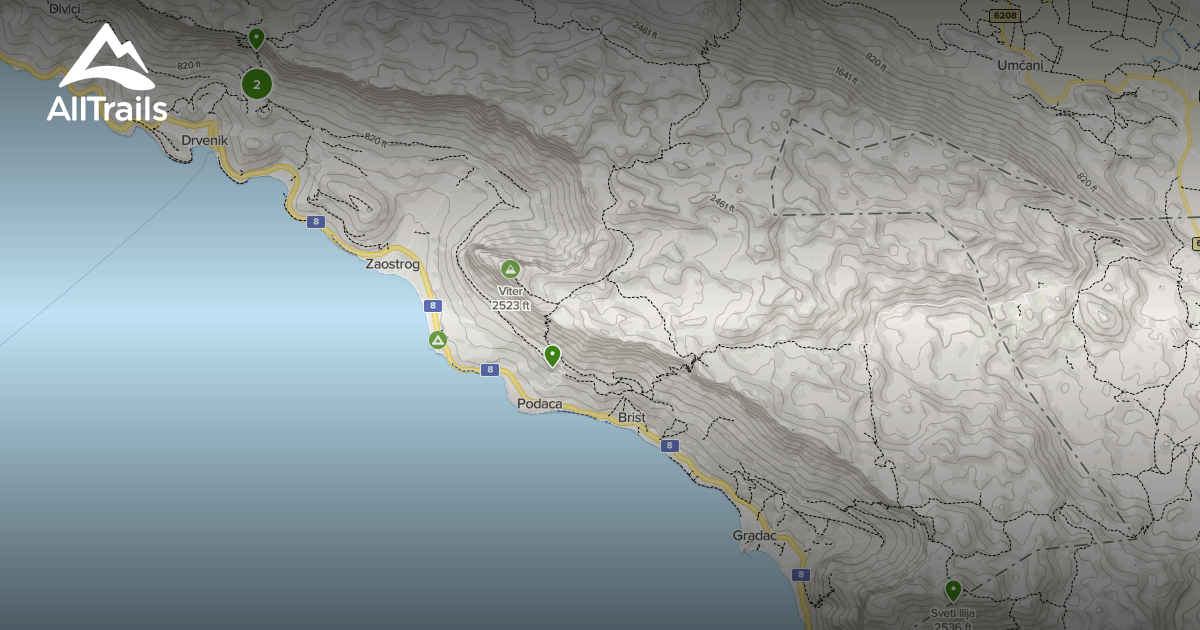 Best trail running trails in Gradac | AllTrails