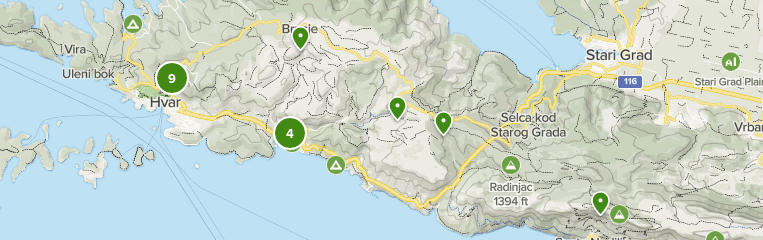 Best trails in Hvar, Split-Dalmatia | AllTrails