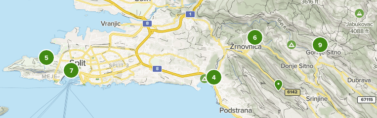 Best 10 Trails and Hikes in Split | AllTrails