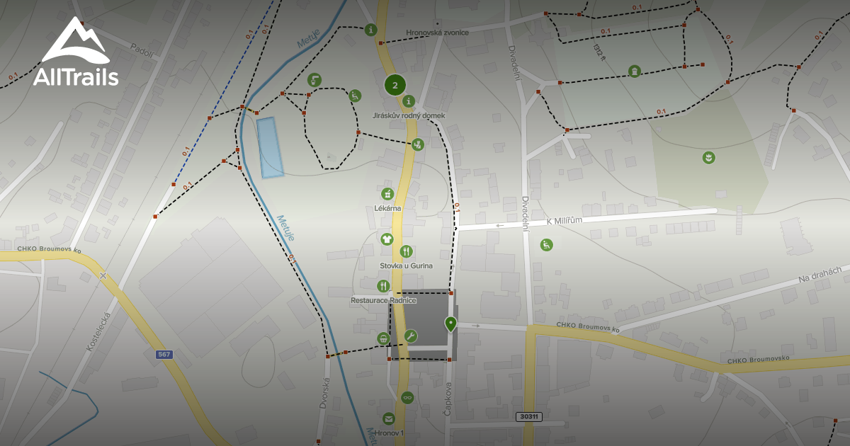 Best moderate trails in Hronov | AllTrails