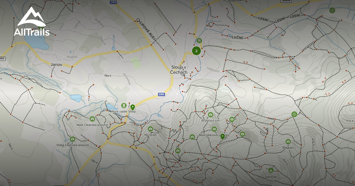 Best short trails in Sloup v Čechách | AllTrails