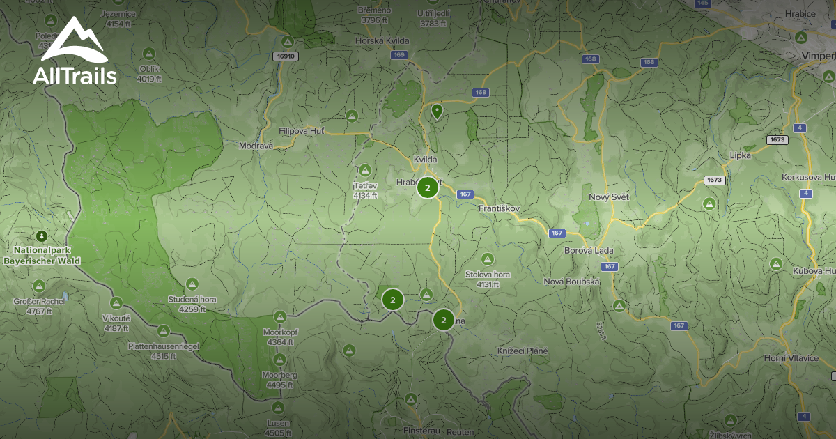 Best paved trails in Kvilda | AllTrails