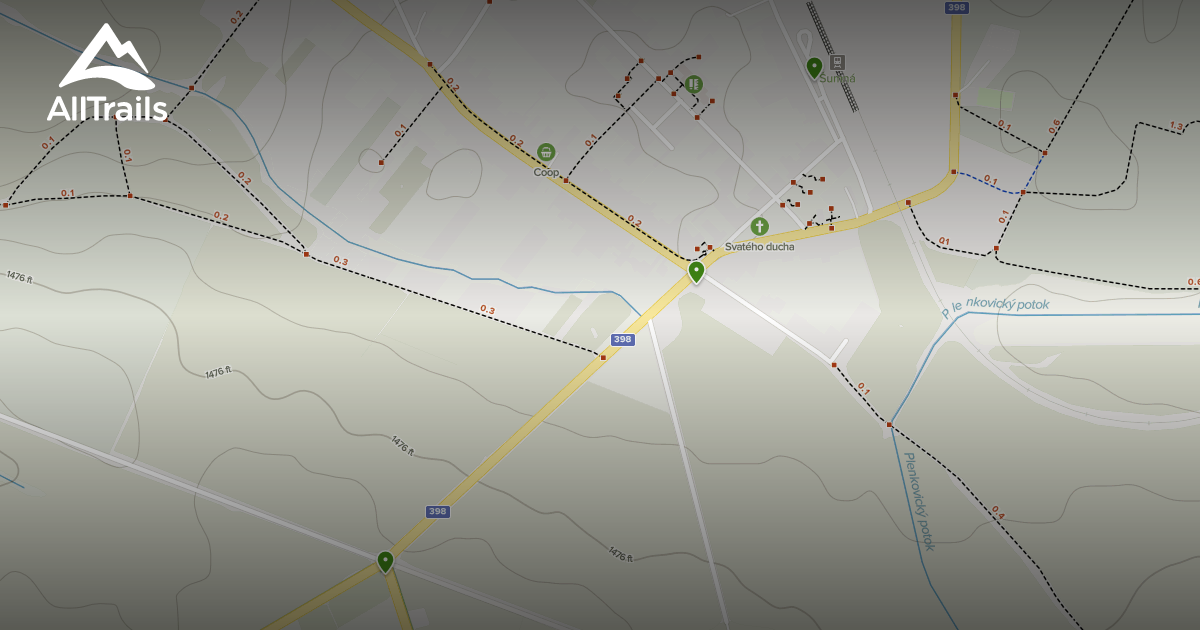 Best long trails in Šumná | AllTrails