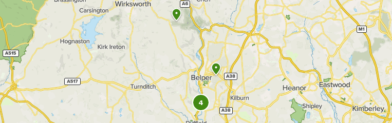 Best trails in Belper, Derbyshire | AllTrails