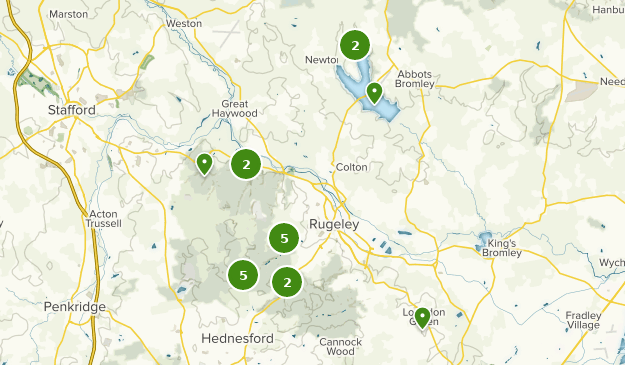 Best Trails near Rugeley, Staffordshire England | AllTrails