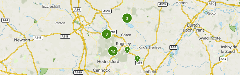 Best Trails near Rugeley, Staffordshire England | AllTrails