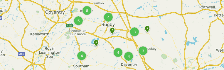 2023 Best 10 Trails, Walks, and Paths in Rugby | AllTrails