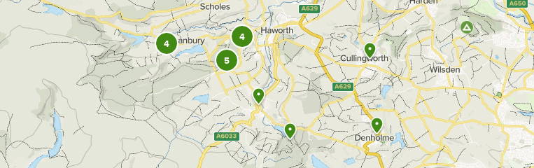 2023 Best 10 Trails, Walks, and Paths in Haworth | AllTrails