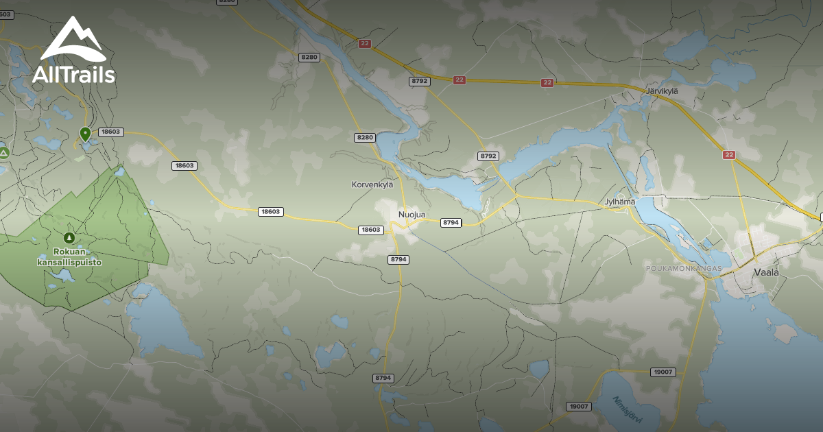 10 Best lake trails in Vaala | AllTrails