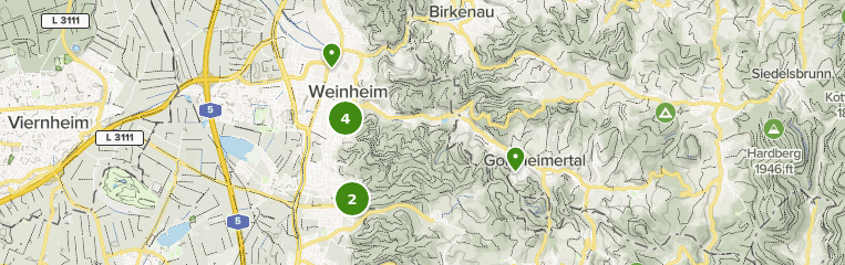 Best Trails near Weinheim, Baden-Württemberg Germany | AllTrails