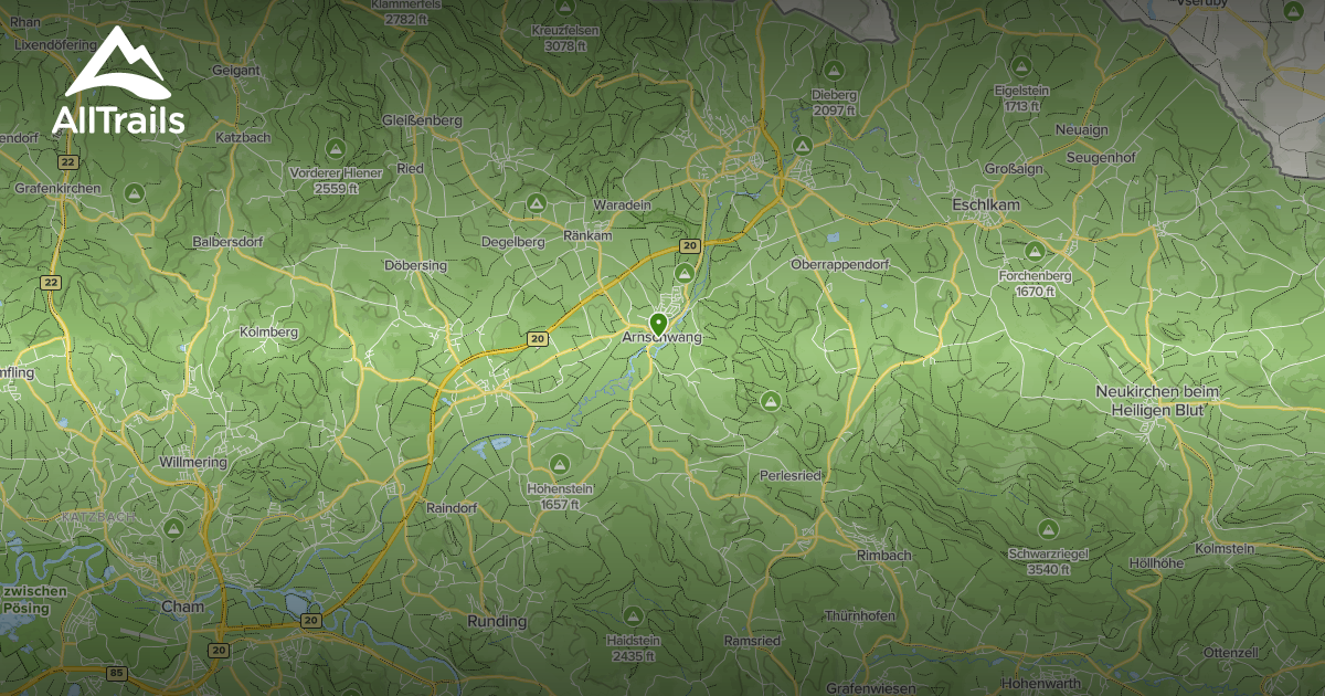 Best long trails in Arnschwang | AllTrails