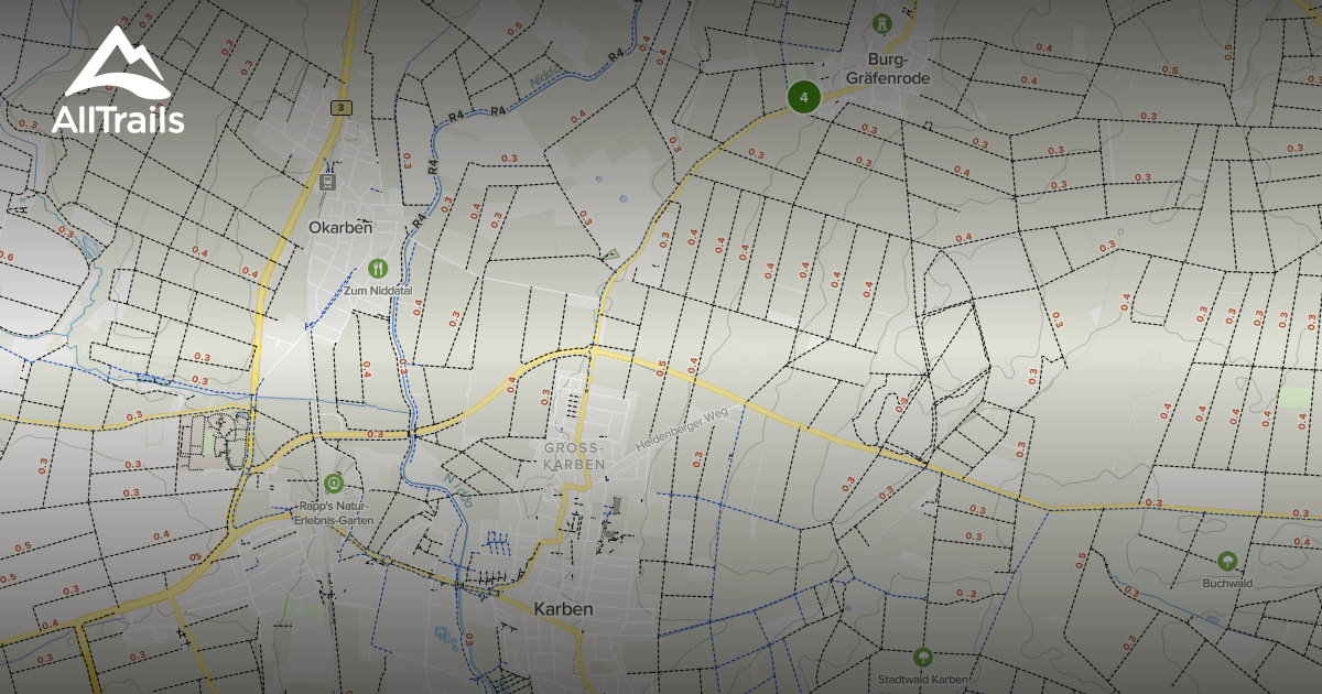 Best partially-paved trails in Karben | AllTrails