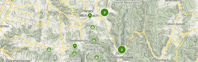 Les meilleures randonnées près de Wald-Michelbach, Hesse Allemagne ...