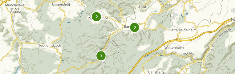 Die besten Routen in der Nähe von Ramsen, Rheinland-Pfalz Deutschland ...