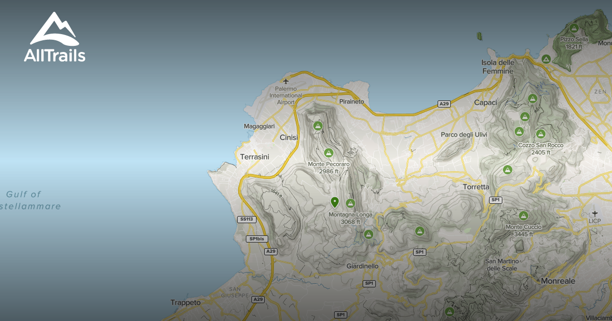 Yer Cinisi Sicily Map