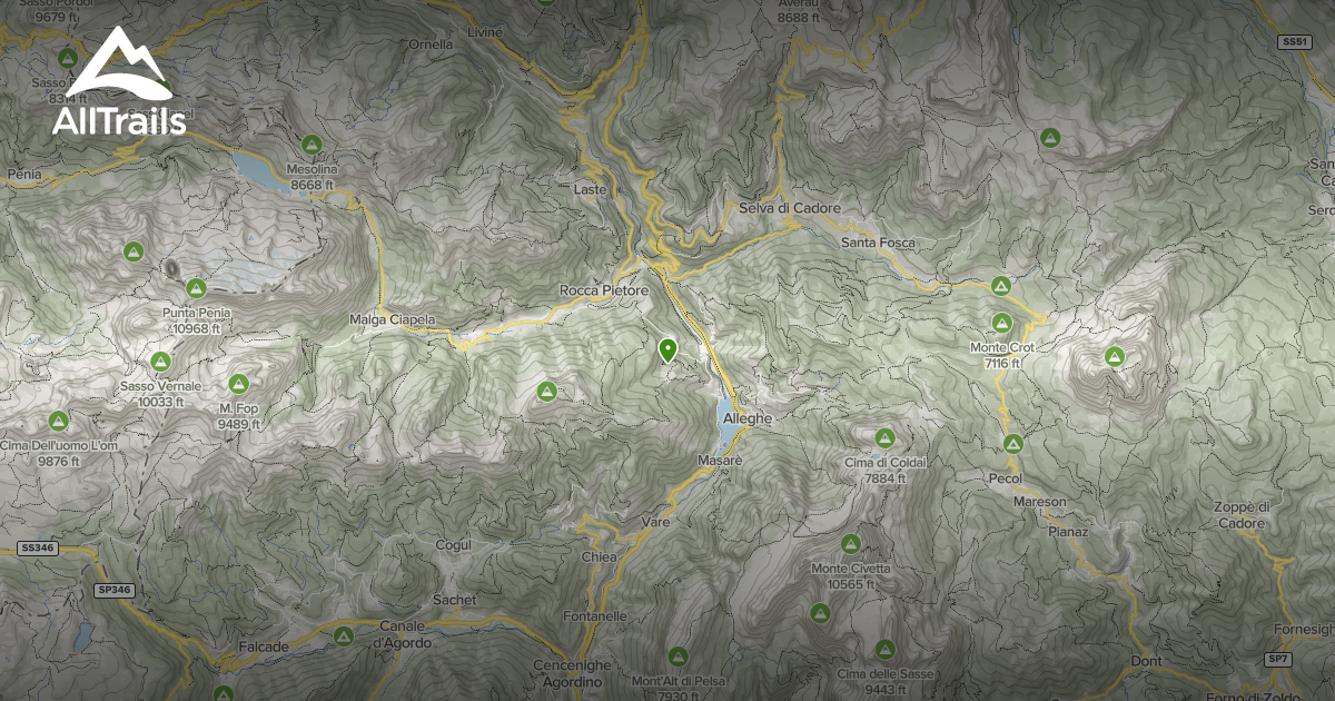 Alleghe: Die 10 schönsten Routen zum Wandern | AllTrails