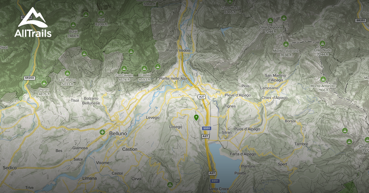 Best hikes and trails in Ponte nelle Alpi | AllTrails