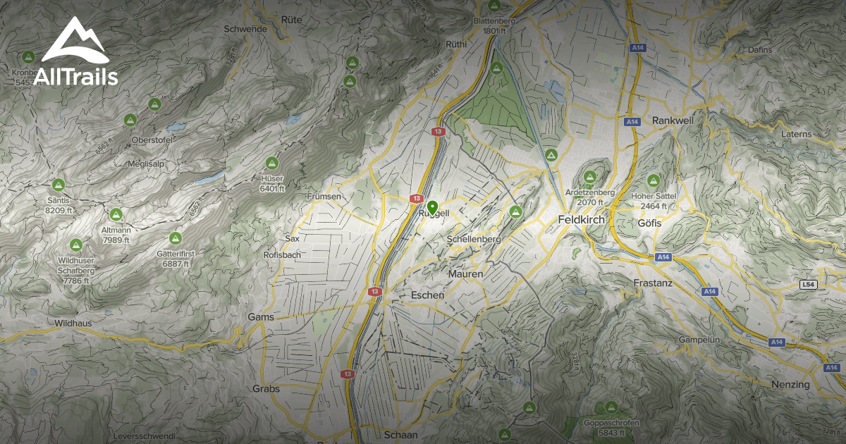 Los mejores senderos difíciles en Ruggell | AllTrails