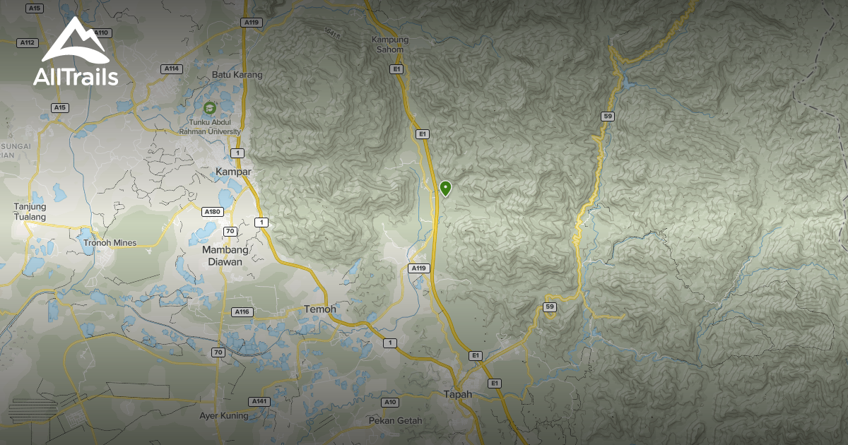 Best waterfall trails in Chenderiang | AllTrails