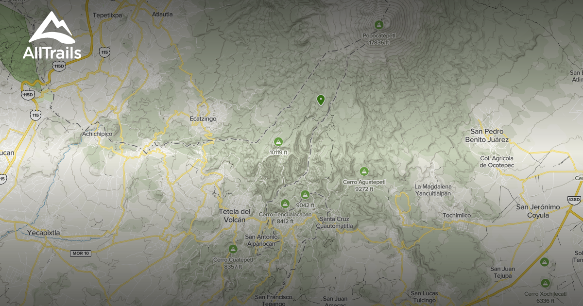Najlepsze szlaki widokowe w: Tetela del Volcán | AllTrails