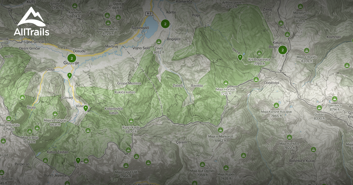 10 Best trails and hikes in Plav | AllTrails