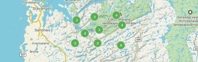 10 Best Trails and Hikes in Dirdal | AllTrails