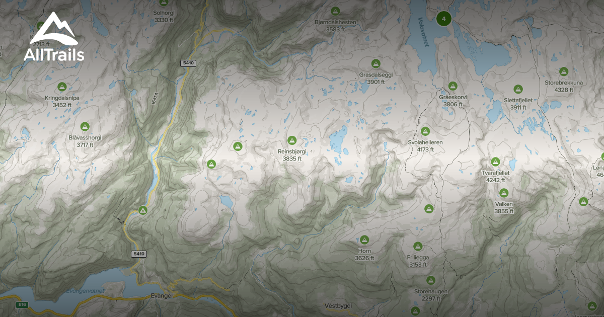 Best long trails in Evanger | AllTrails