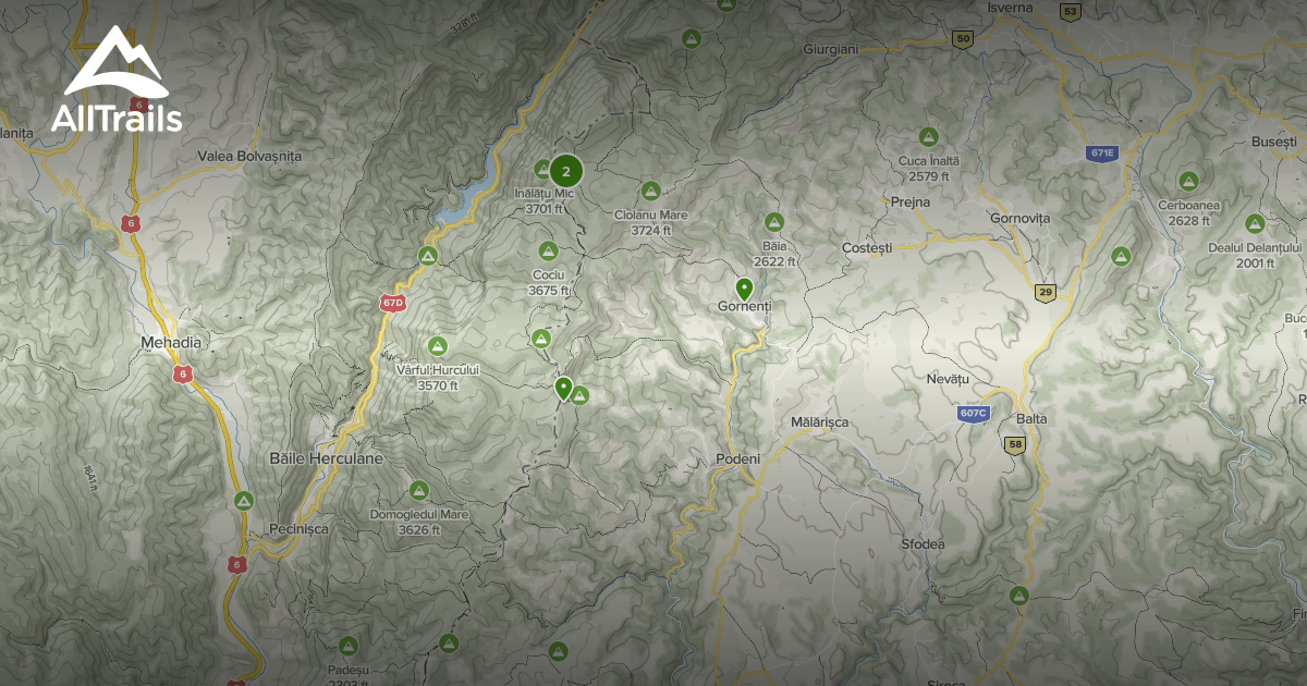 Best hikes and trails in Podeni | AllTrails