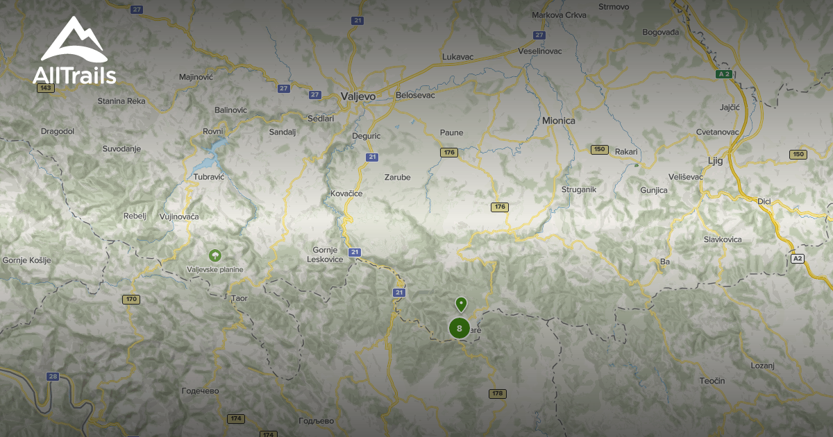 10 Best trails and hikes in Valjevo-grad | AllTrails