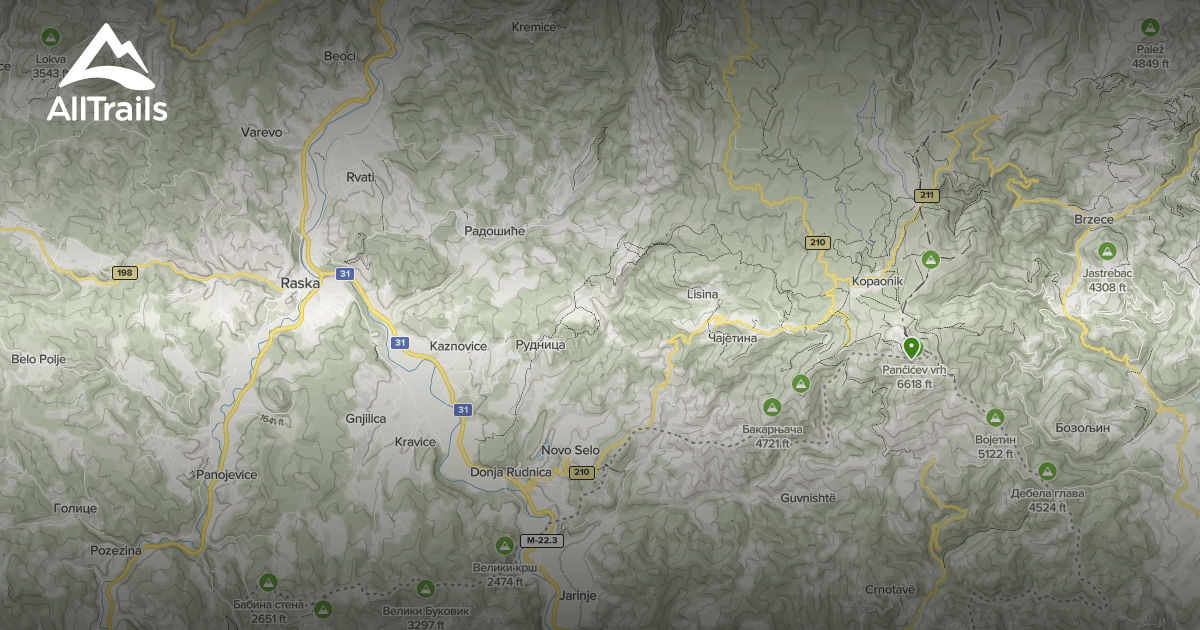 Best hikes and trails in Raška | AllTrails