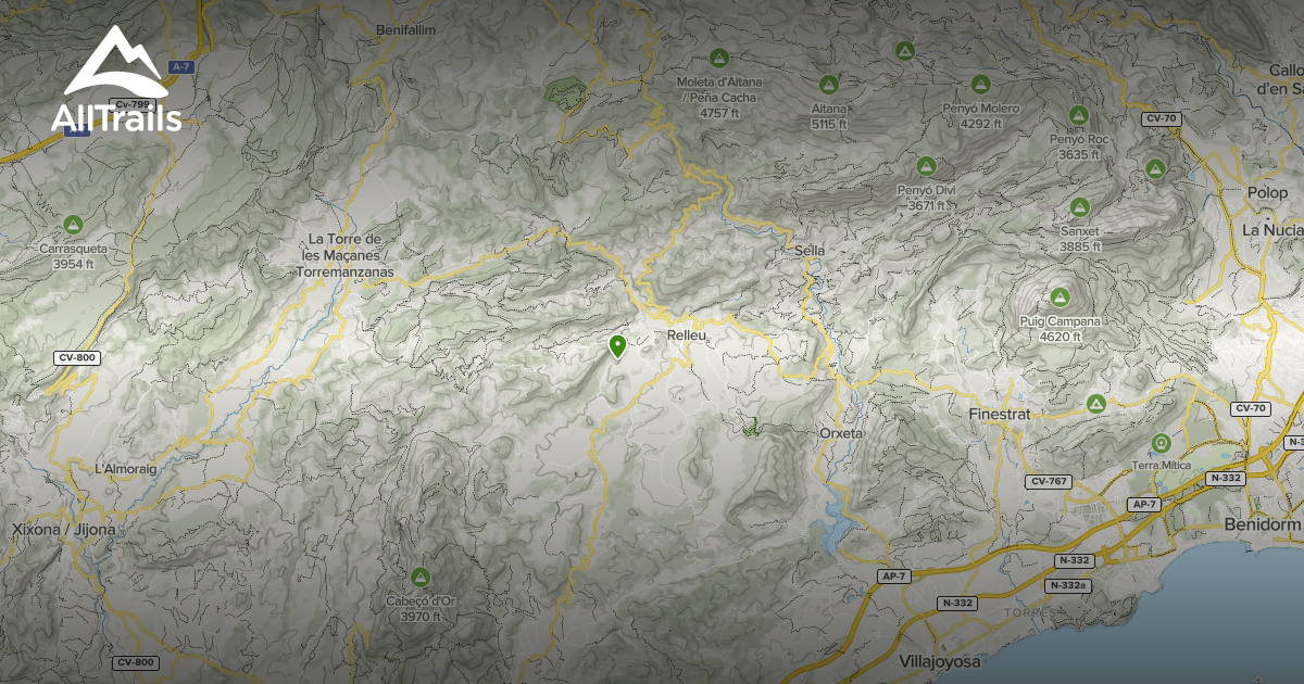 Best Trails, Walks, and Paths in Relleu | AllTrails